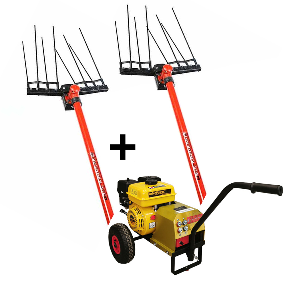 MSR Carbon carbon rod set 12V with Interpower 6,5 hp motor & dynamo