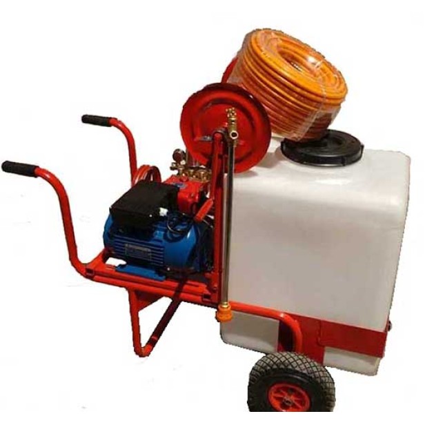 Sprayer set with tank 100 liters 2HP electric