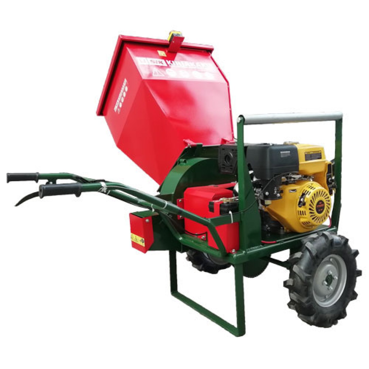 Wood chipper SIk Kyriakakis with Interpower 15hp electric starter