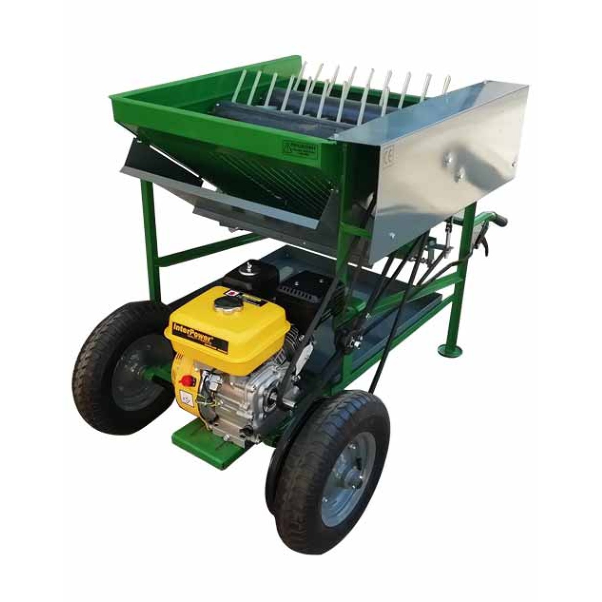 Olive harvesting bench with 2 cylinders and Interpower 6.5HP engine