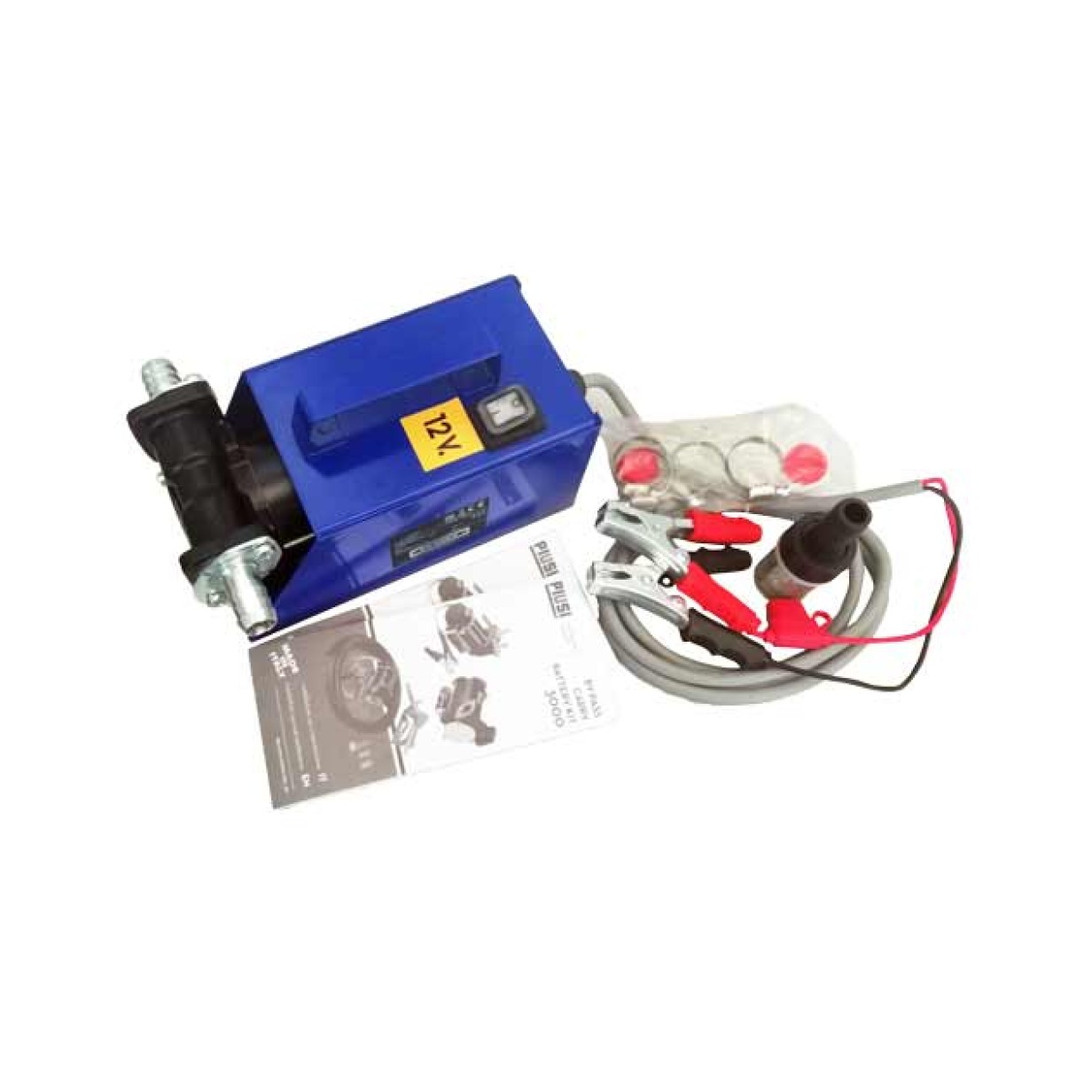 Αντλία μεταγγίσεως πετρελαίου Ιταλίας 12volt με κάλλυμα-θήκη by-pass