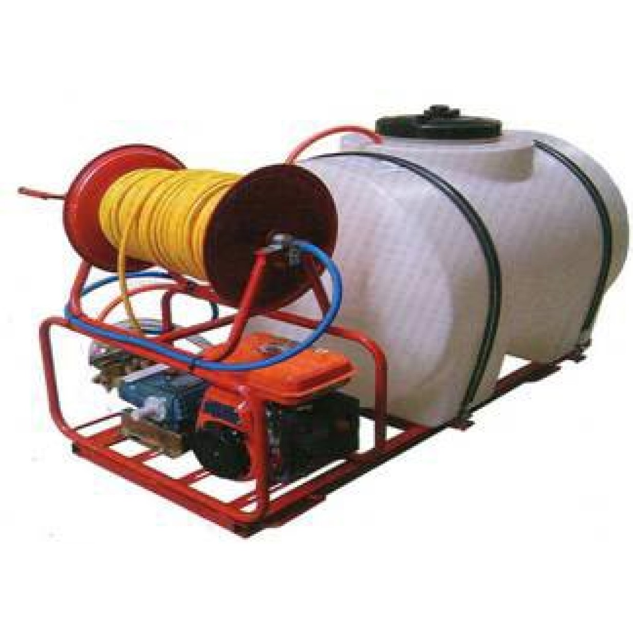 Sprayer tank 300 liters gasoline engine 6.5 HP for traktors