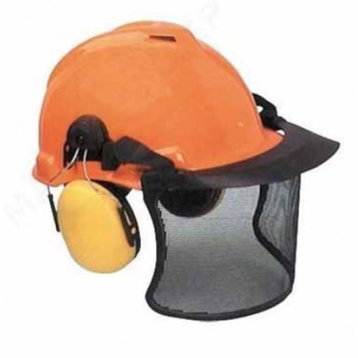 Protection Helmet with screen & earplugs