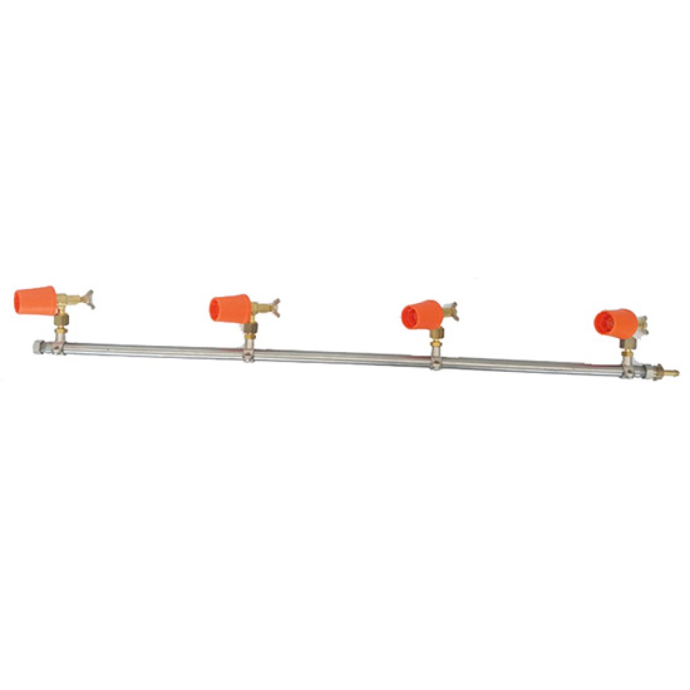 Spraying Bar INOX 4 nozzles for tractor