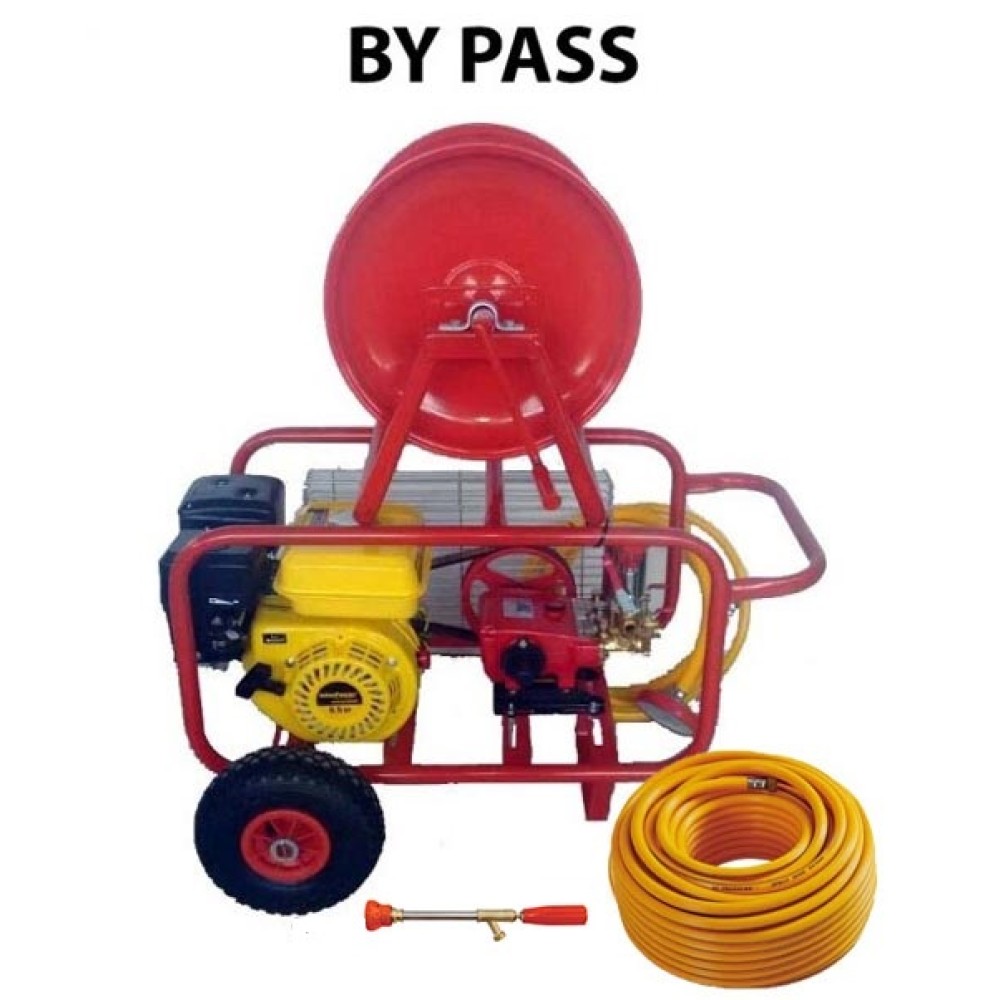 Ψεκαστικό Βενζίνης Interpower αντλία 40ΑΤΜ 22by pass με τροχήλατη βάση ...